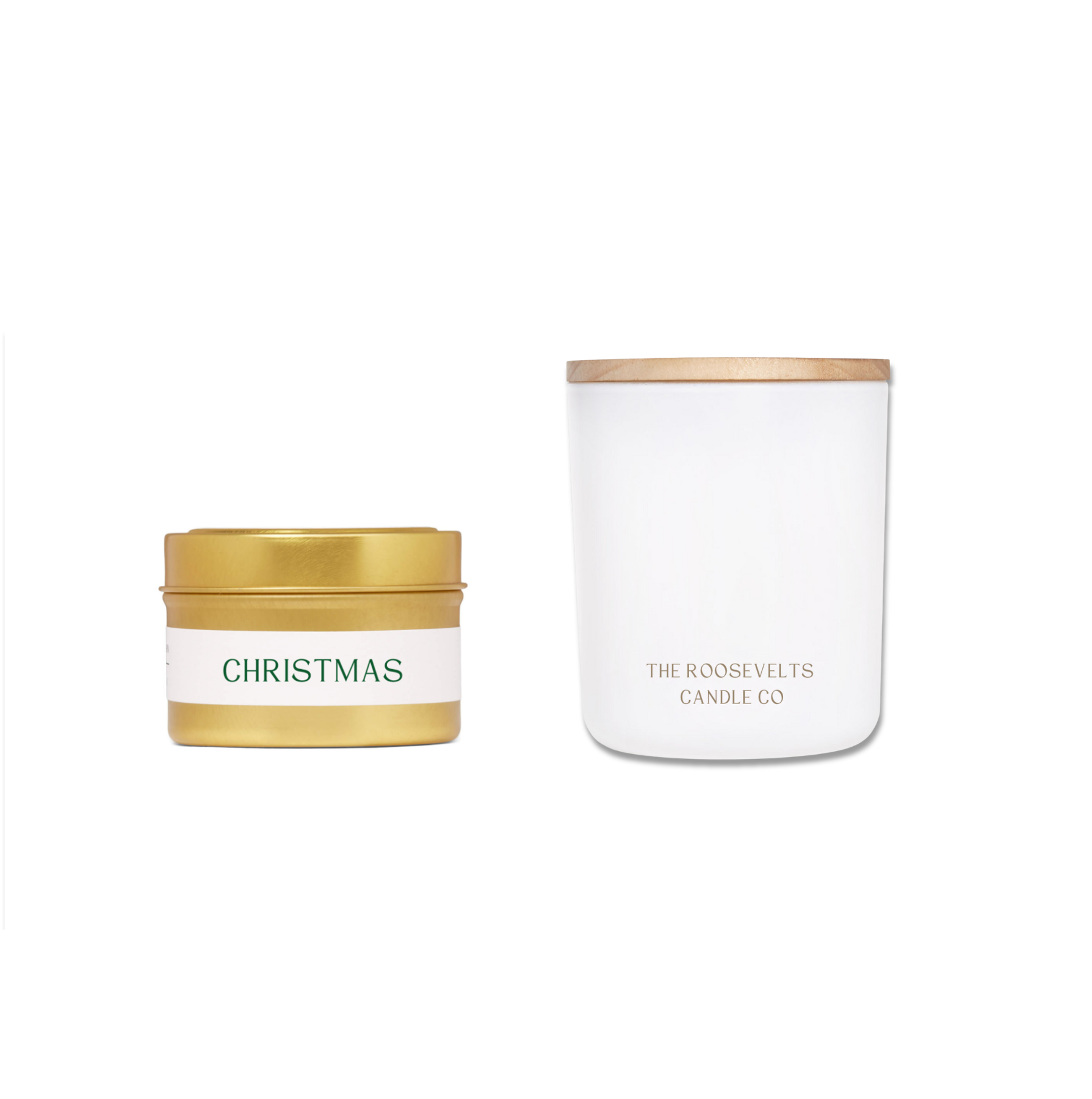 Christmas Duo Candles – The Roosevelts Candle Co.